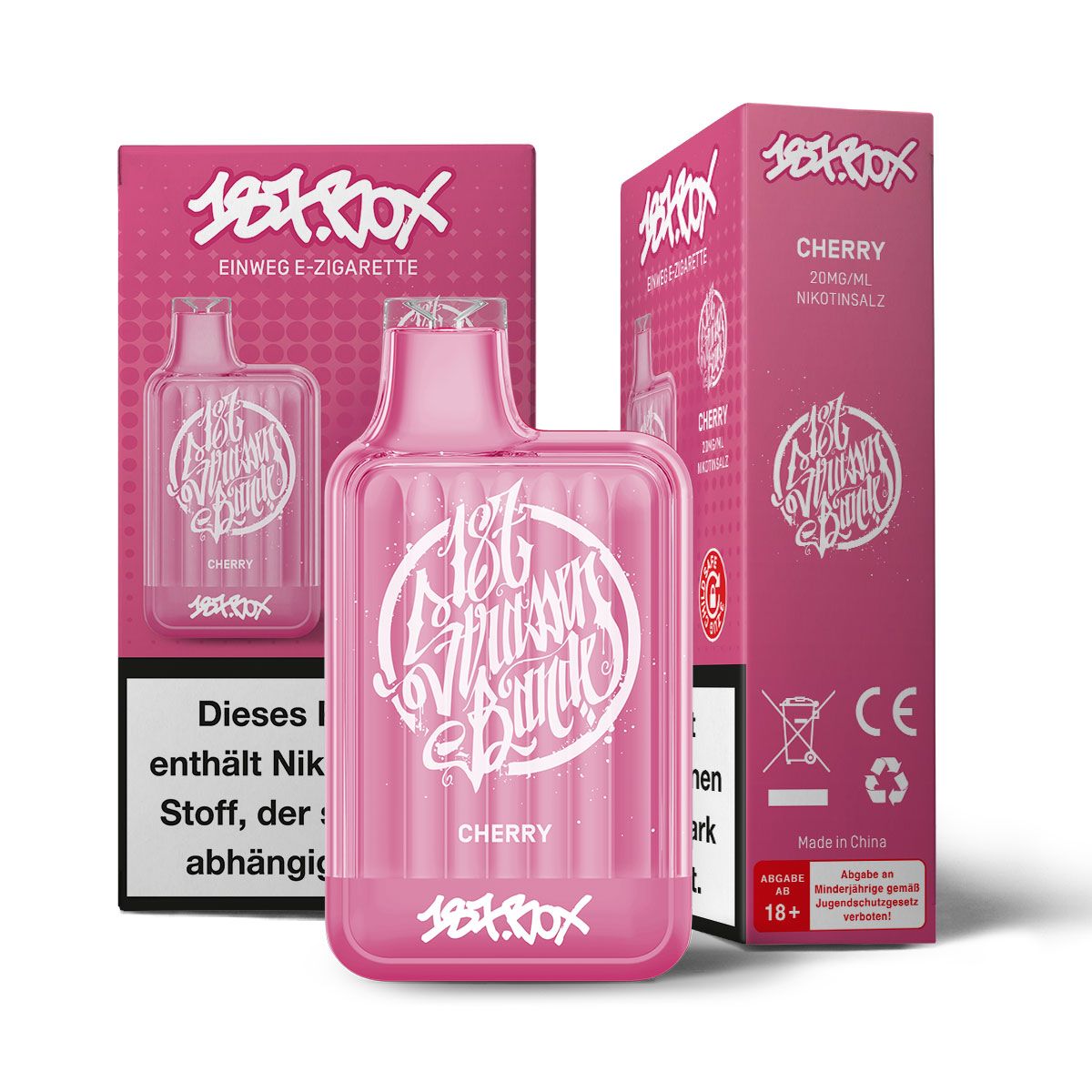 187 Box Vape Cherry E-Shisha 600 Züge jetzt kaufen | Shishame.de