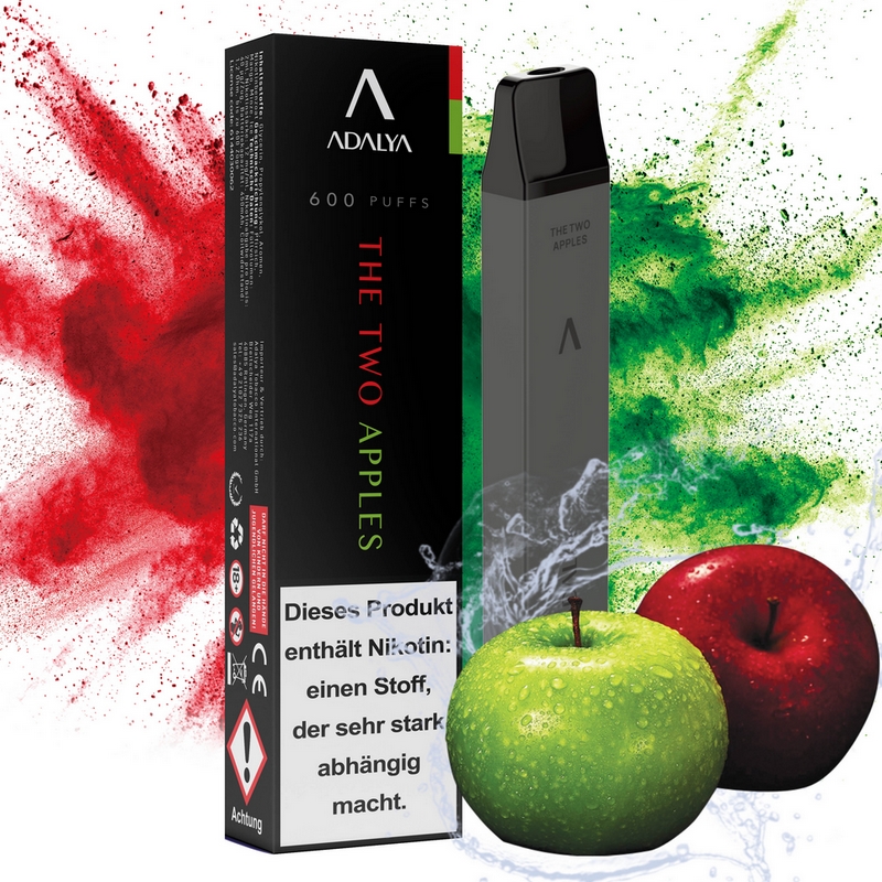 Adalya Vape E-Shisha The Two Apple jetzt kaufen | Shishame.de